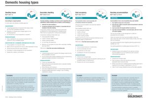 Domestic Housing Land Uses and Definitions Explained